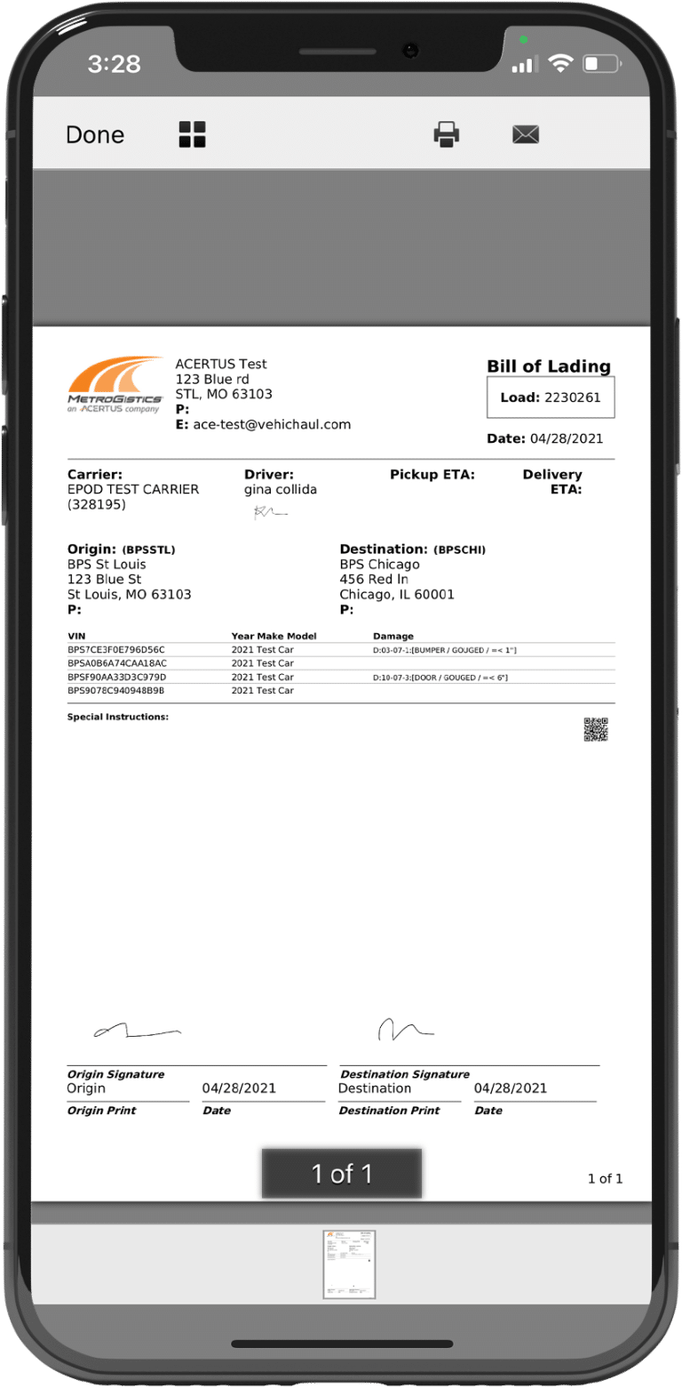 Vinlocity Carrier Acertus